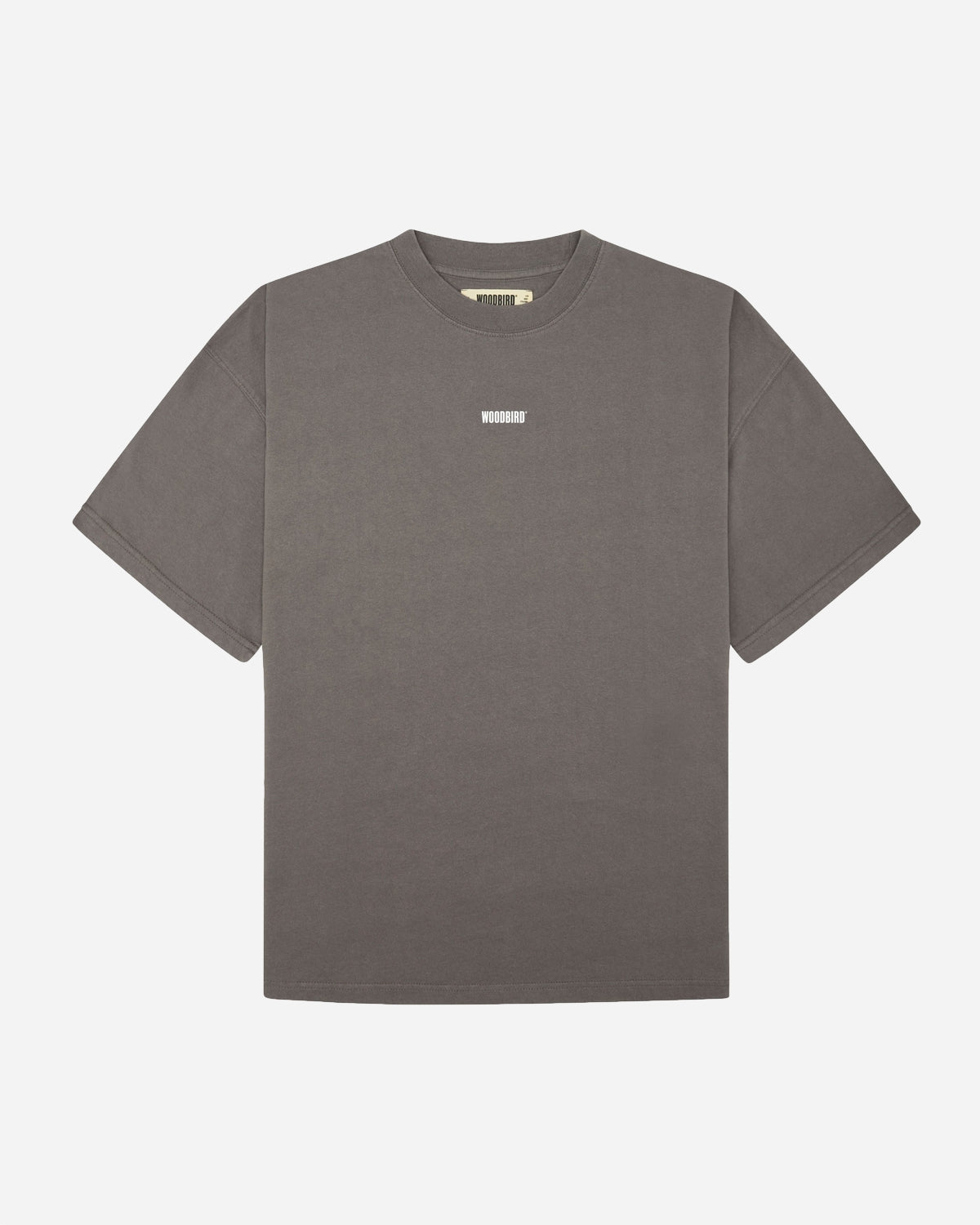 Bose Logo Tee - Antra Grey fra Woodbird | Munk Store