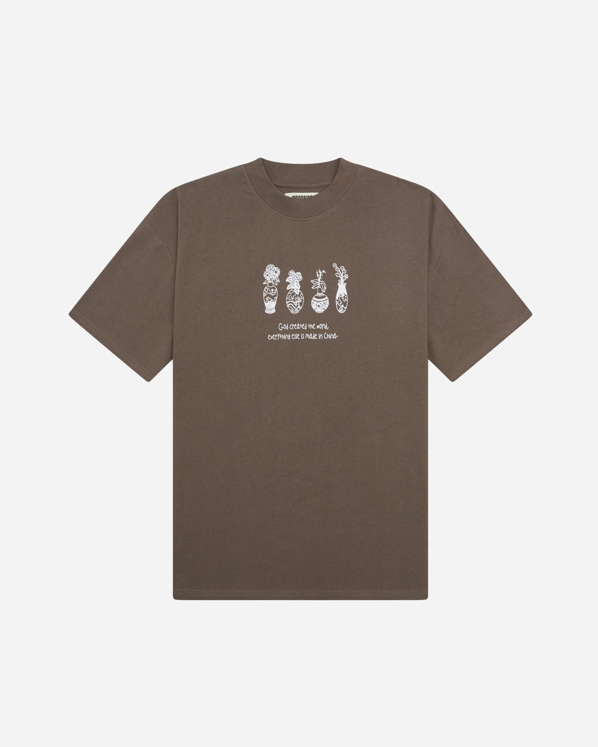 Bose Vase Tee - Brown fra Woodbird | Munk Store