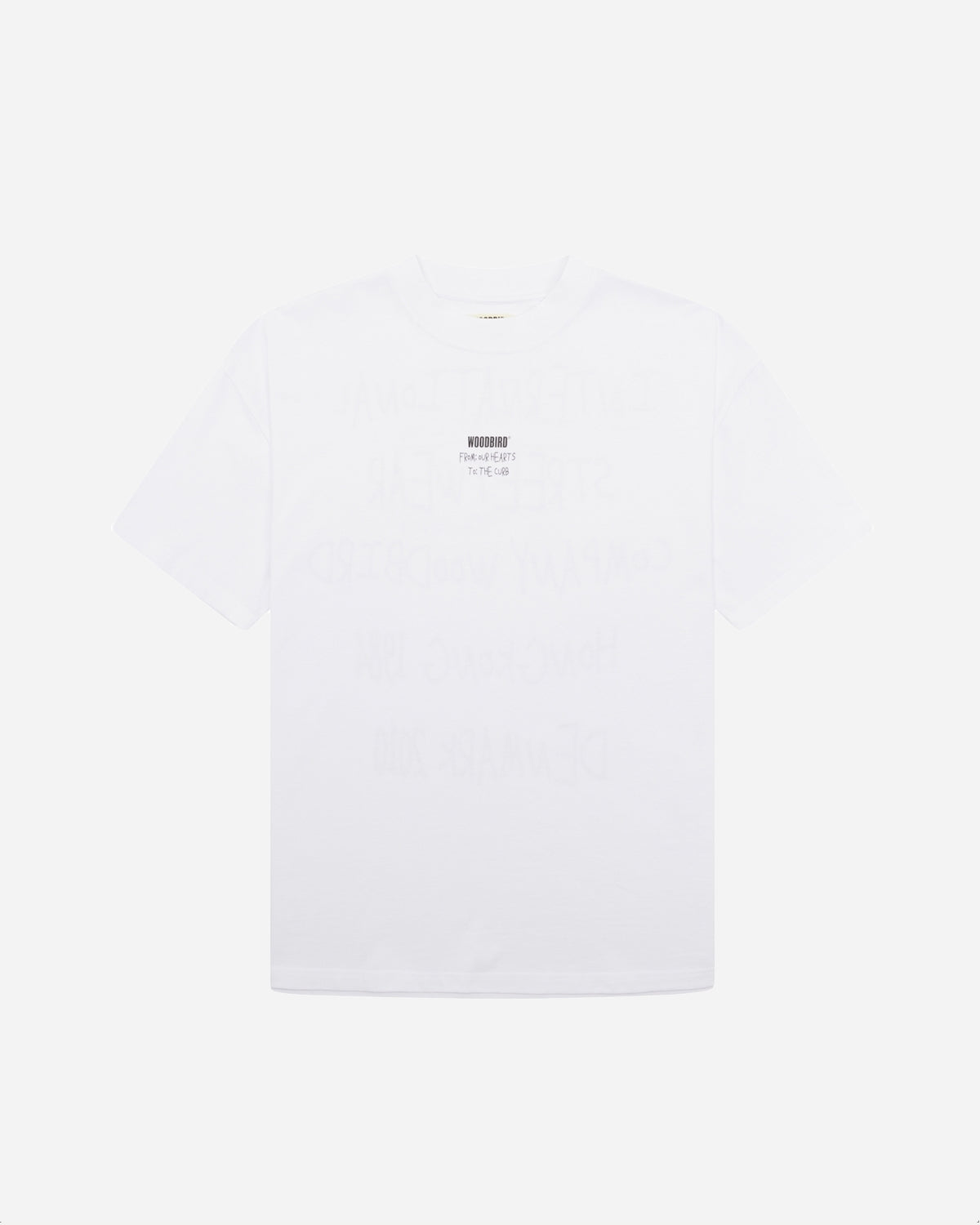 Bose Scribbel Tee - White fra Woodbird | Munk Store