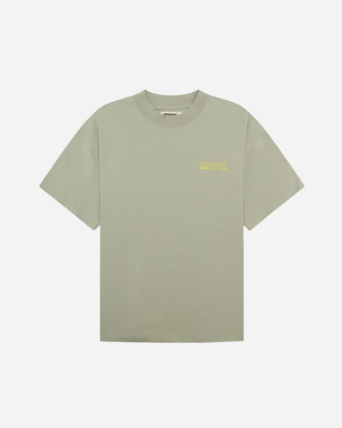 Bose Tech Tee - Dust Green fra Woodbird | Munk Store