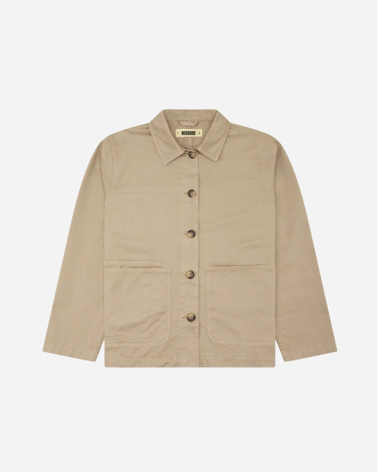 Clyde Crust Jacket - Light Sand fra Woodbird | Munk Store