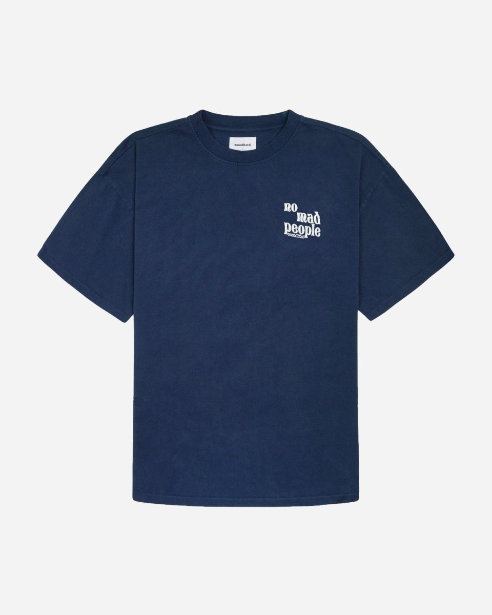 Bose Safe Tee - Navy fra Woodbird | Munk Store