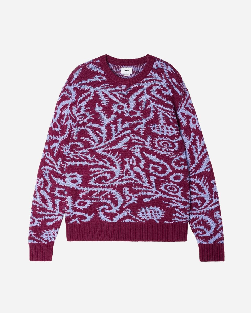 Magnolia Crew - Beetroot Multi fra Obey | Munk Store