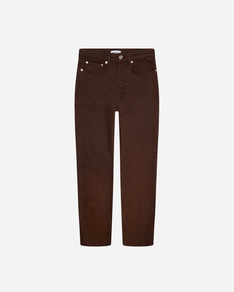 Maria Color Jeans - Brown fra Woodbird | Munk Store